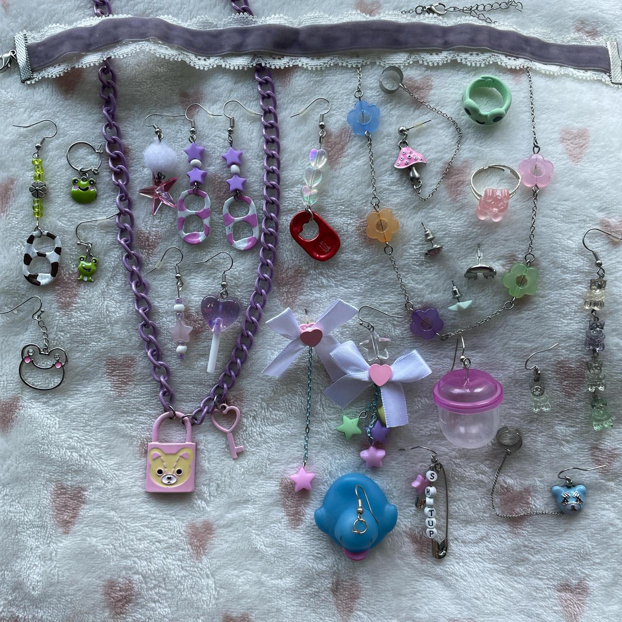 HUGE Indie/Fairy Kei Pastel Jewelry Bundle 💕 -... - Depop