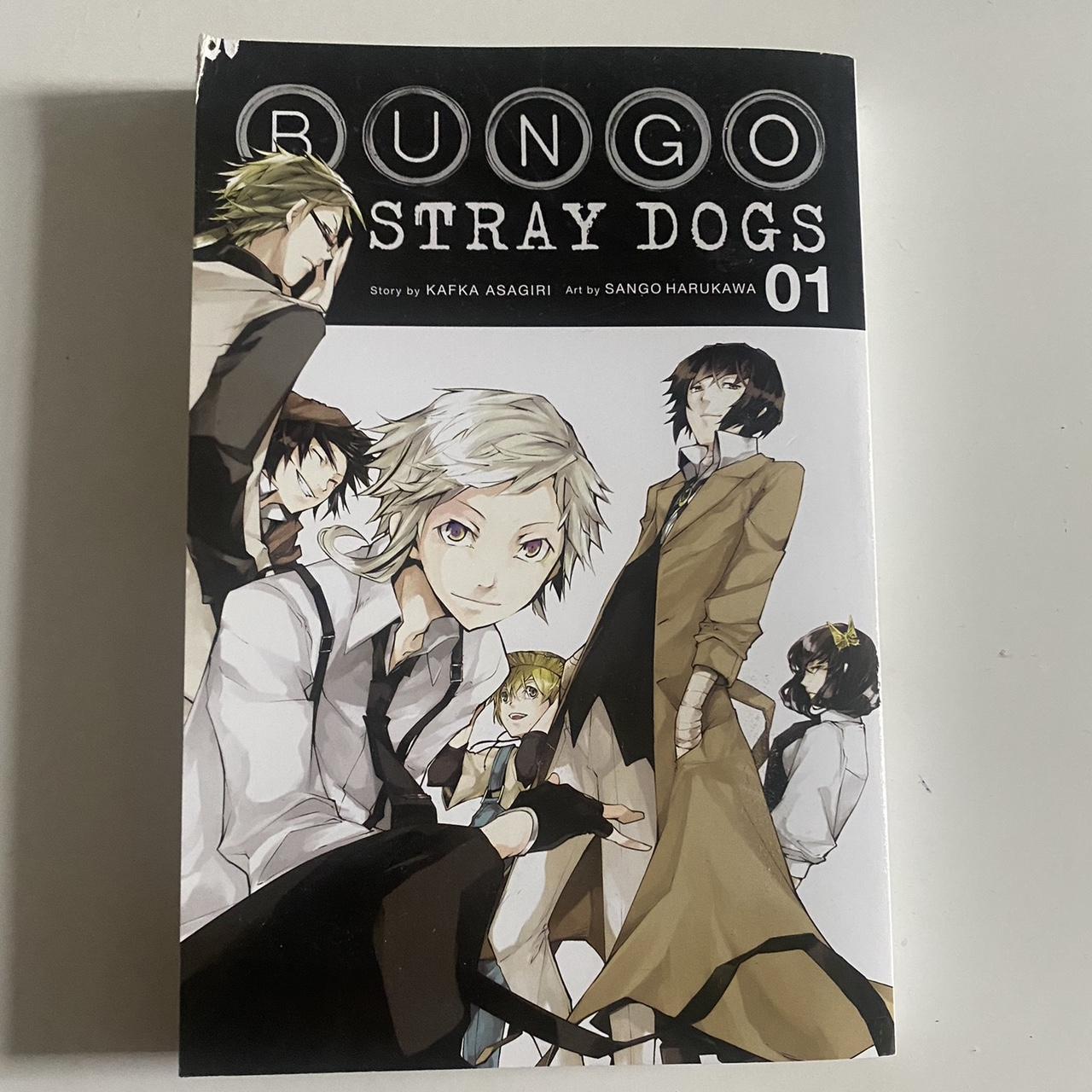 bungo stray dogs volume 1 manga! damaged on the... - Depop