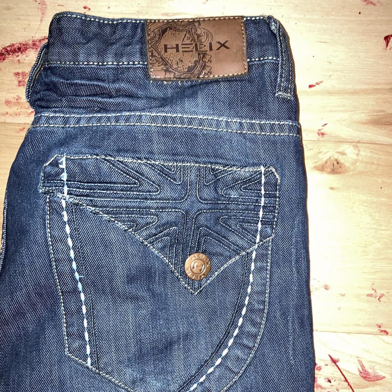Helix UK flag jeans #flagjeans #helix #helixjeans - Depop