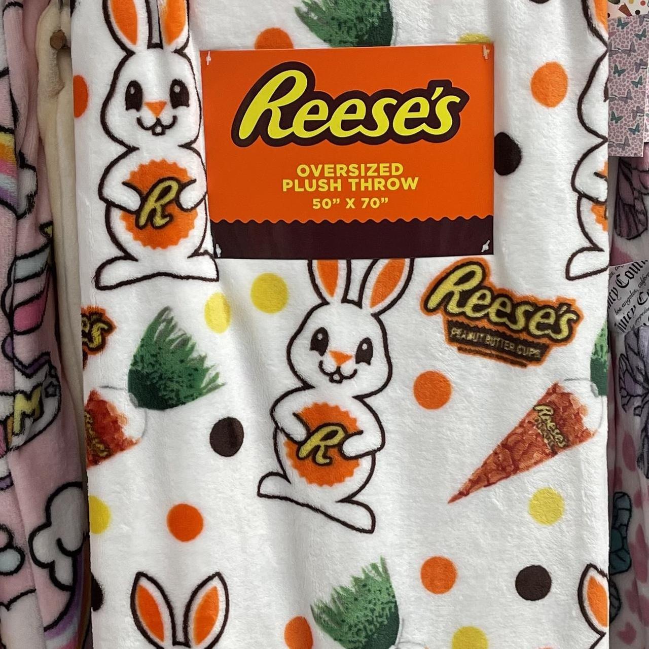 Easter Reese’s candy plush blanket throw Brand new ... | Depop