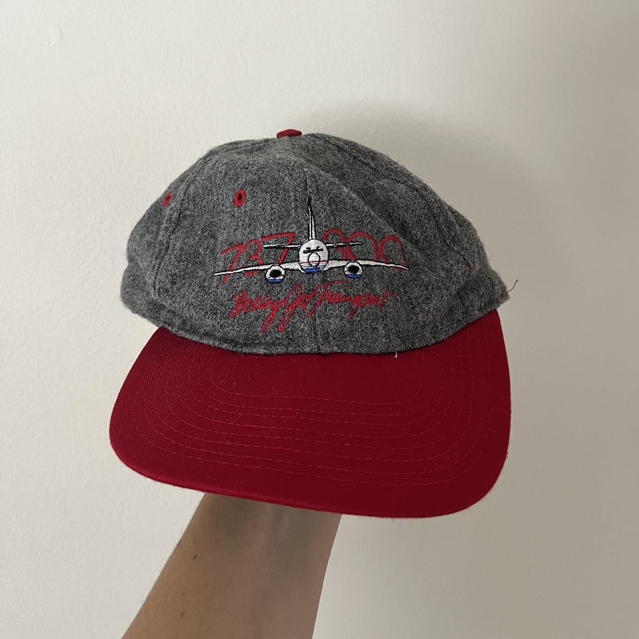 Vintage Boeing 737-700 Dad hat - slight staining on... - Depop