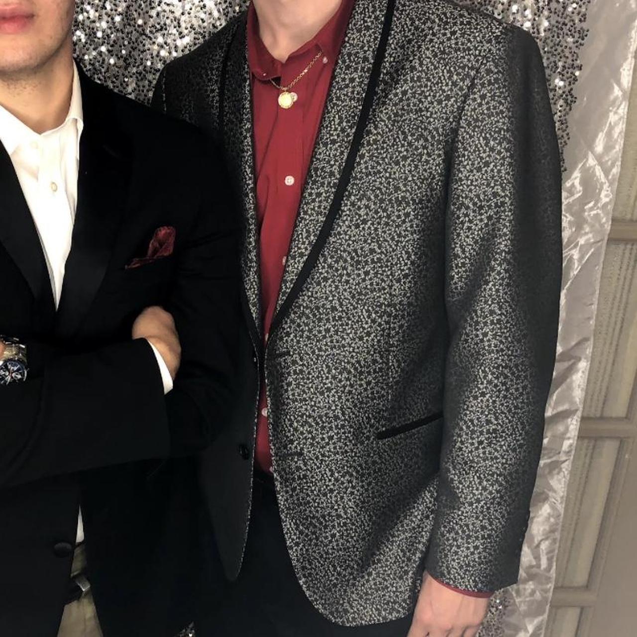 Men’s Madison brand floral suit jacket size 44... - Depop