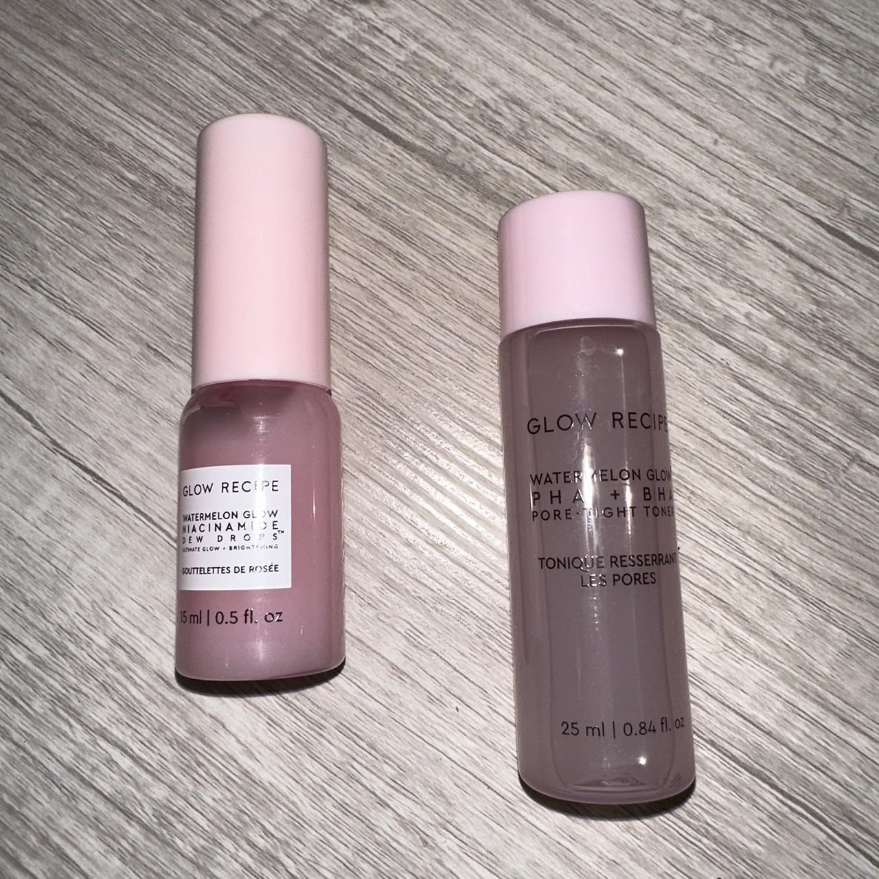Mini glow recipe toner and dew drops Never used-... - Depop