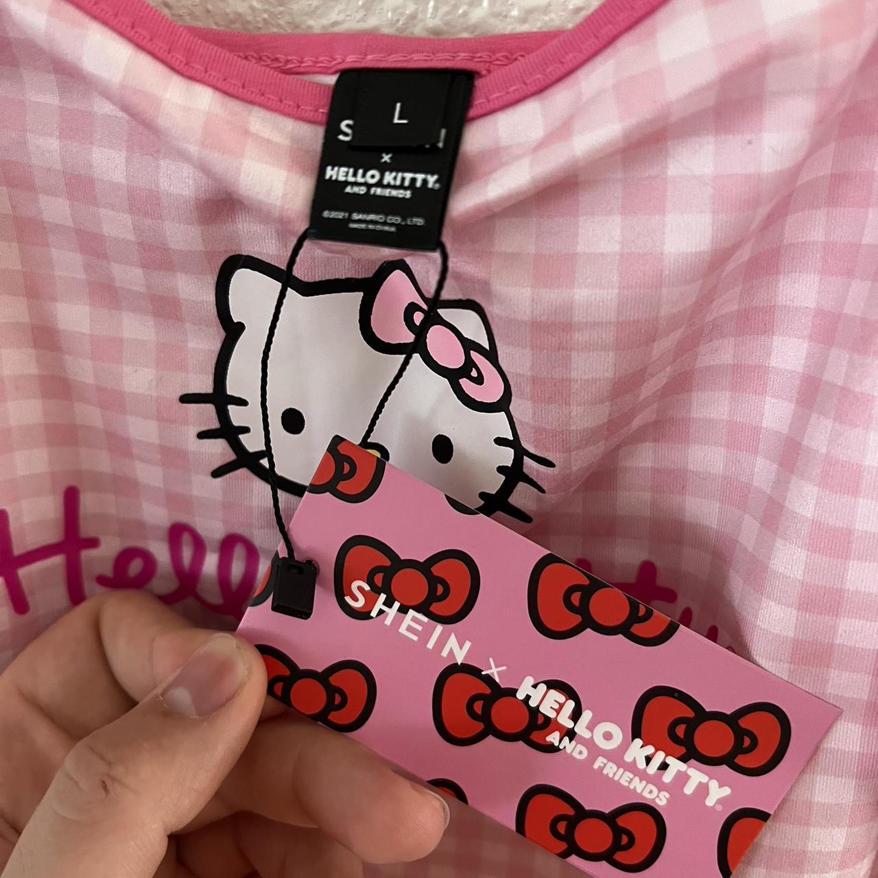 limited edition hello kitty x shein tank . size... - Depop