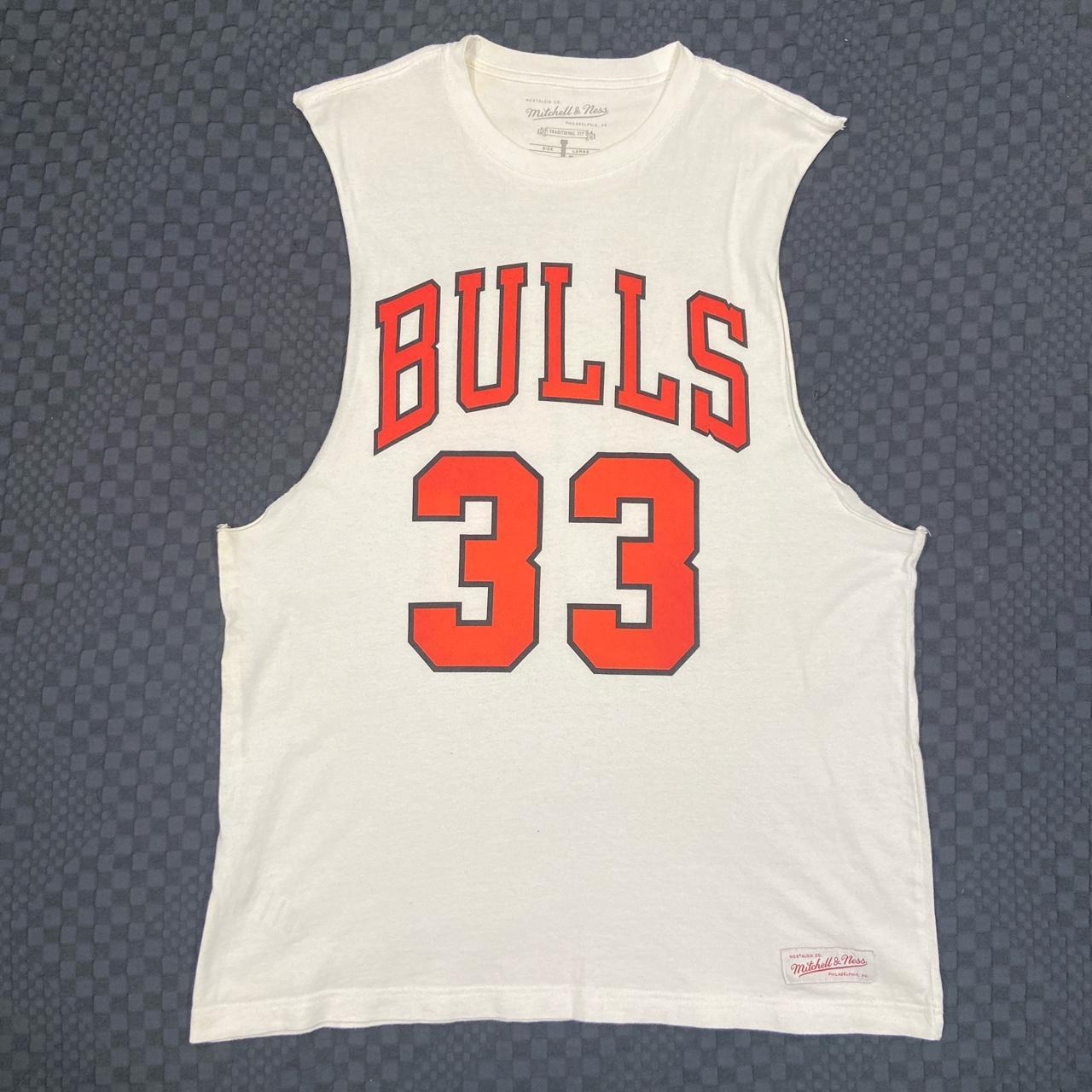 Mitchell & Ness - Chicago Bulls Singlet - Size Large... - Depop