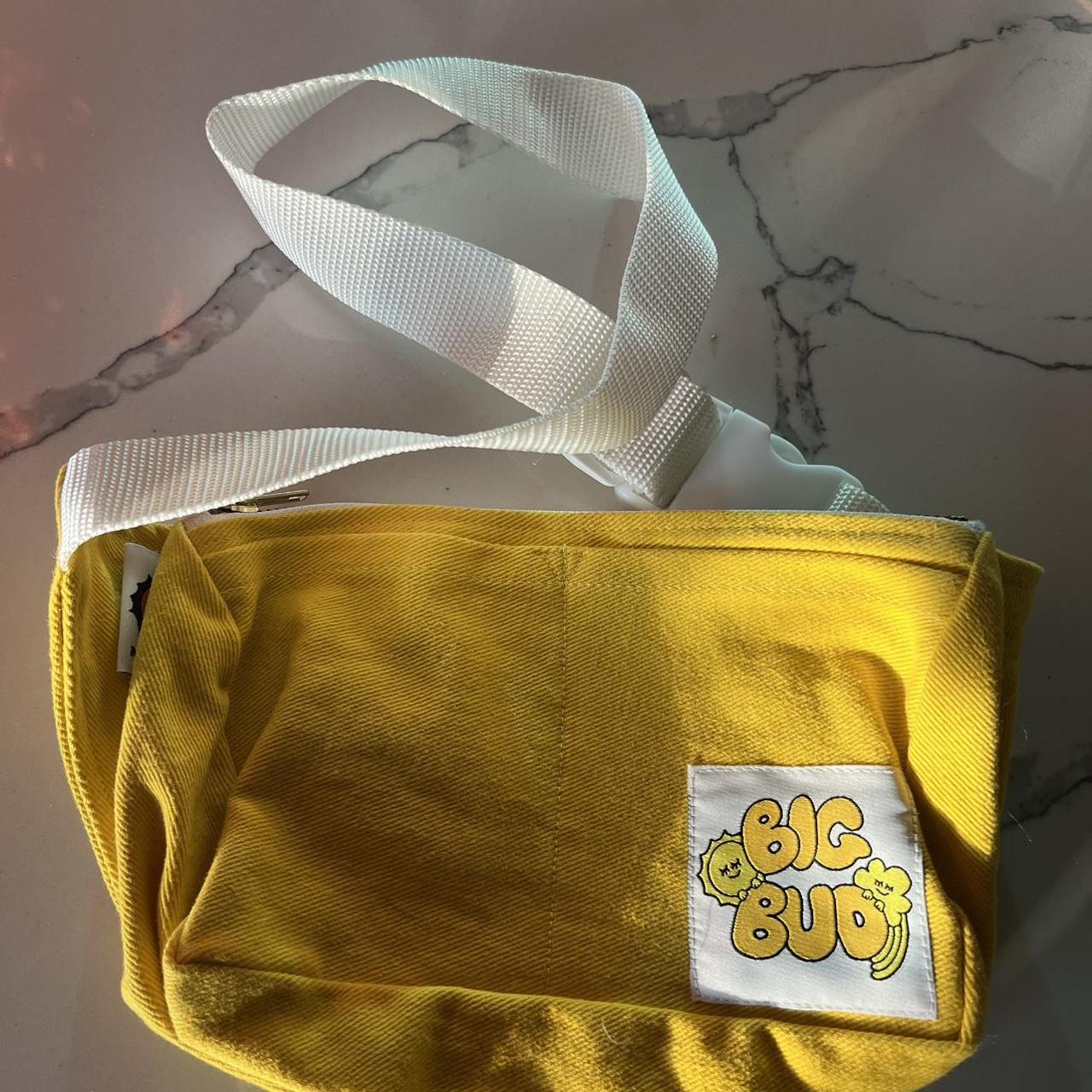 Big Bud Press Women's Yellow and Gold Bag | Depop