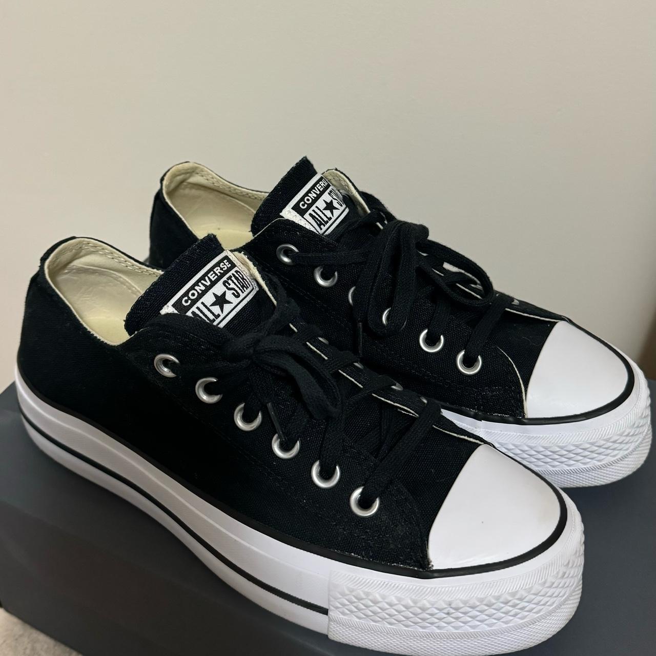 Converse Chuck Taylor Lift Low Top Sneaker in... - Depop
