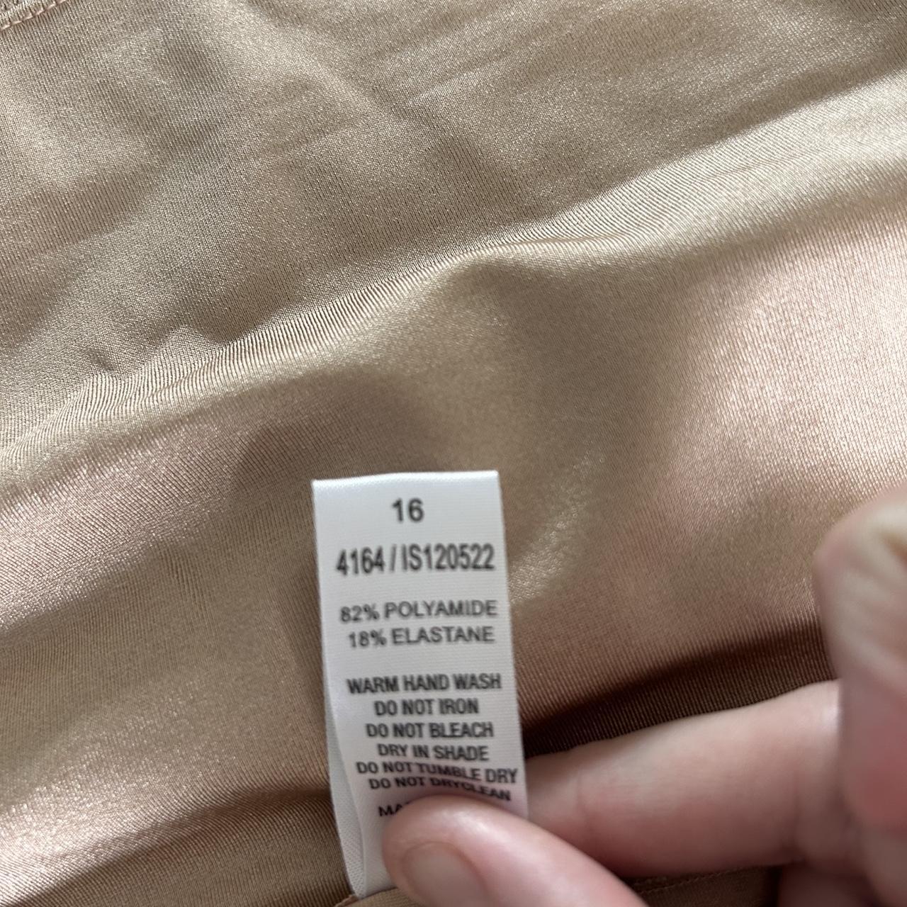 Tan silk singlet with lace detailing #lingerie | Depop