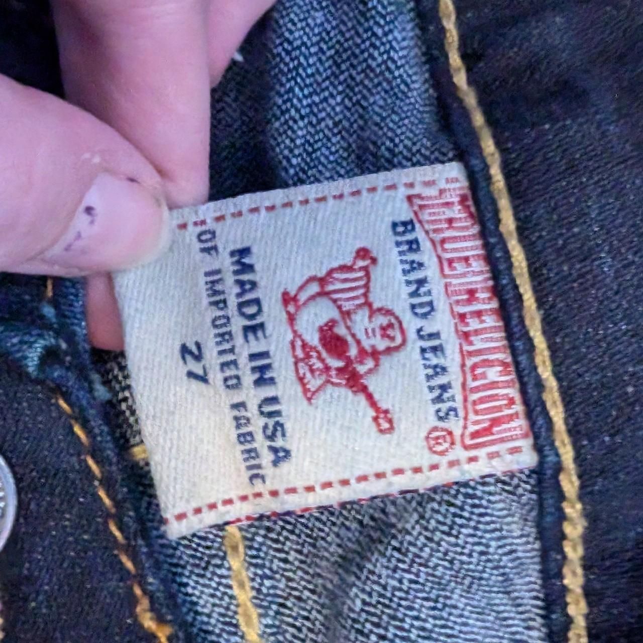 the hottest true religion bootcut jeans ever ..sad i... - Depop