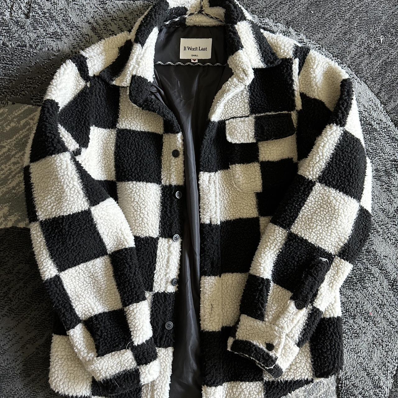 Urban Outfitters Men's Black and White Jacket | Depop