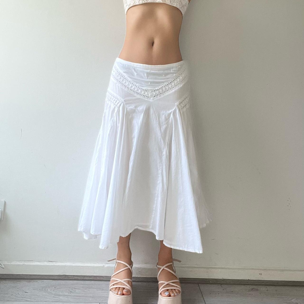 Incredible y2k 2000s asymmetric boho handkerchief... - Depop