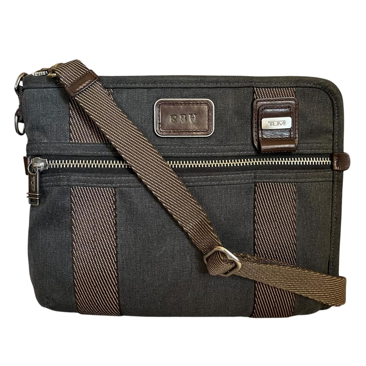 Tumi Alpha Bravo Randolph Leather Trim Tablet Case... - Depop