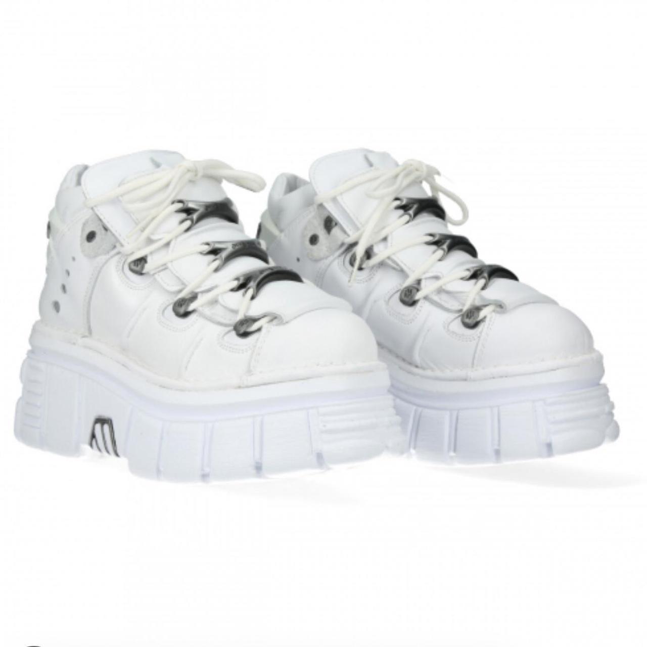 White New Rock Platform Sneaker Will post pics... - Depop