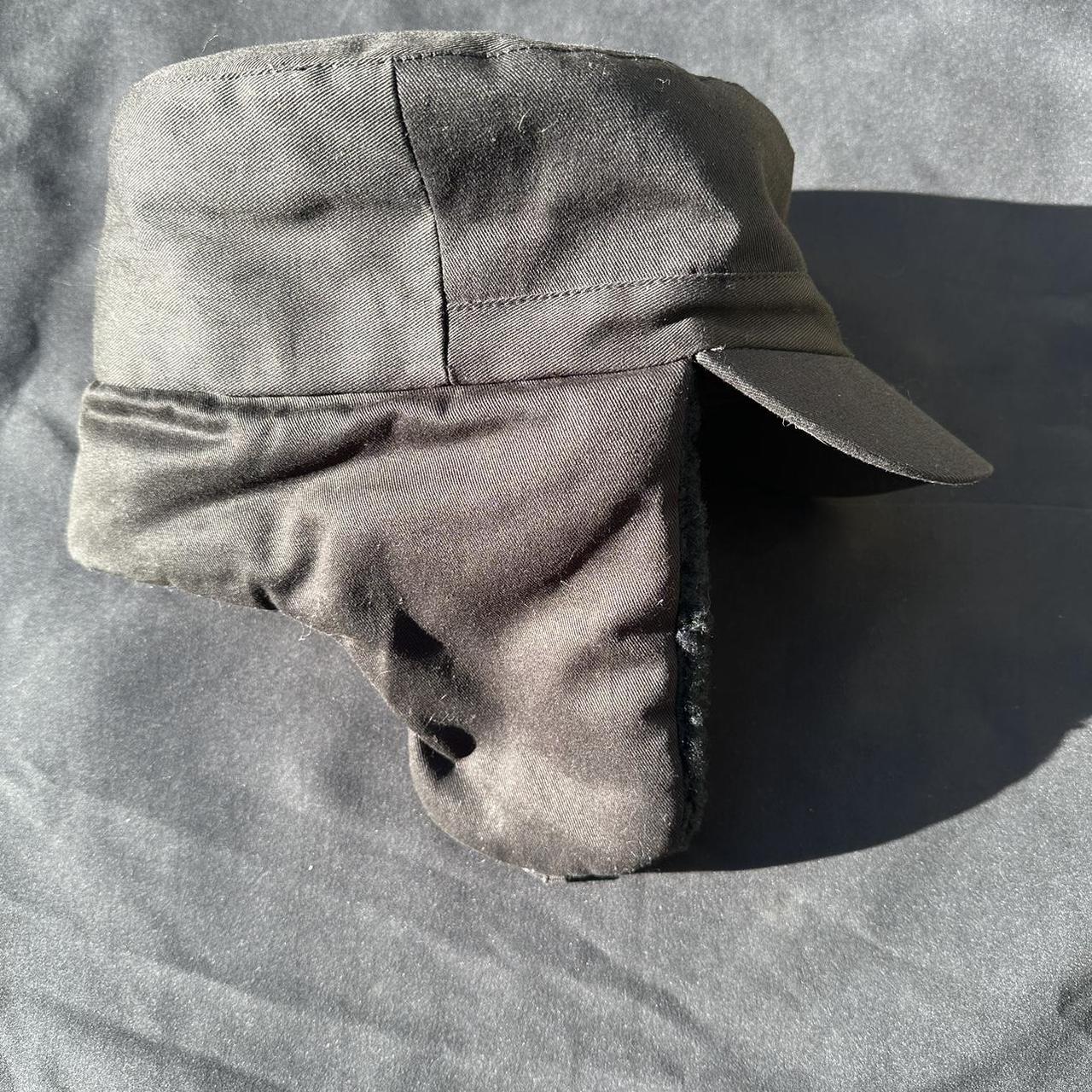Black small brimmed trapper hat Pretty unique... | Depop