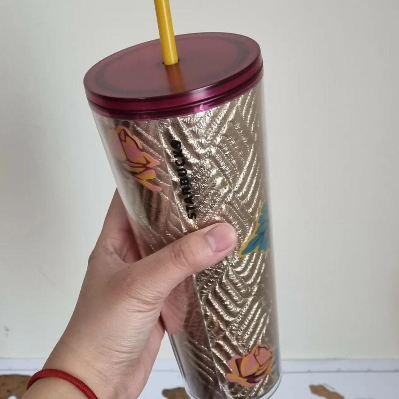 Starbucks Venti Flower Cold Cup - 710ml - bought... - Depop