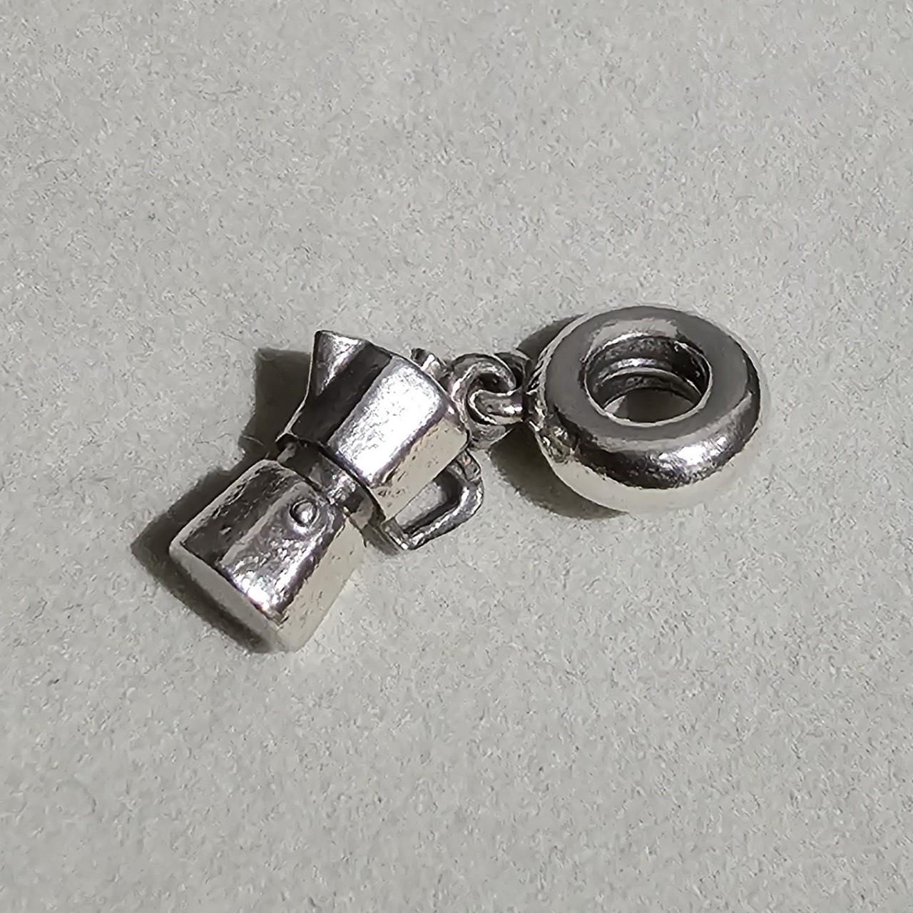 Pandora Coffee Maker Charm - sterling silver 925 -... - Depop