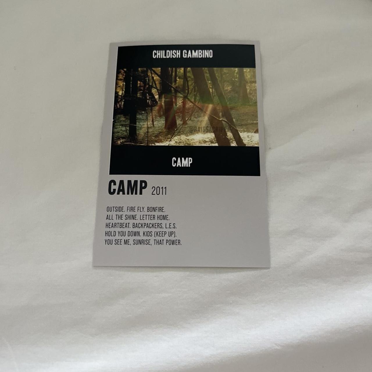 childish gambino camp album poster -4x6 -perfect... - Depop