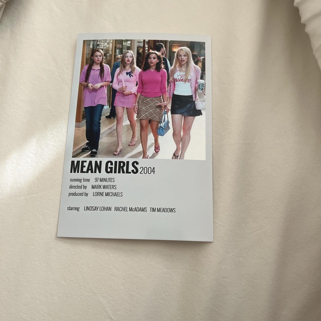 mean girls movie cover poster -4x6 -perfect for... - Depop