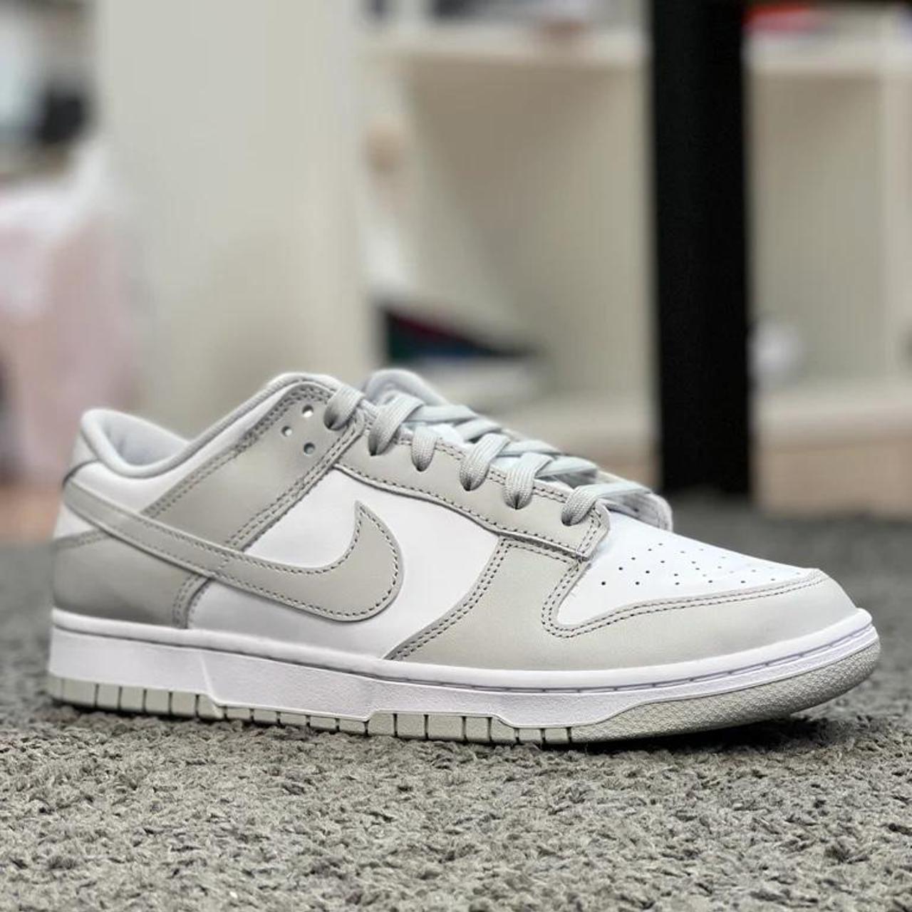 NIKE DUNK LOW GREY - Depop