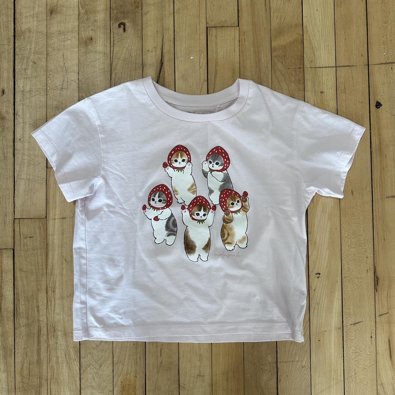 Sold out uniqlo mofusand cats with strawberry hats 🍓... - Depop