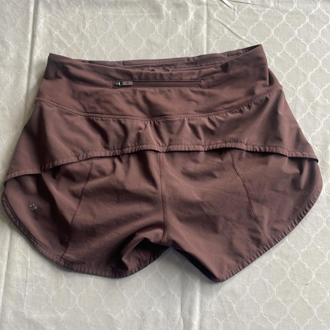 LULULEMON BROWN EARTH SPEED UPS: Mid-Rise Lined... - Depop