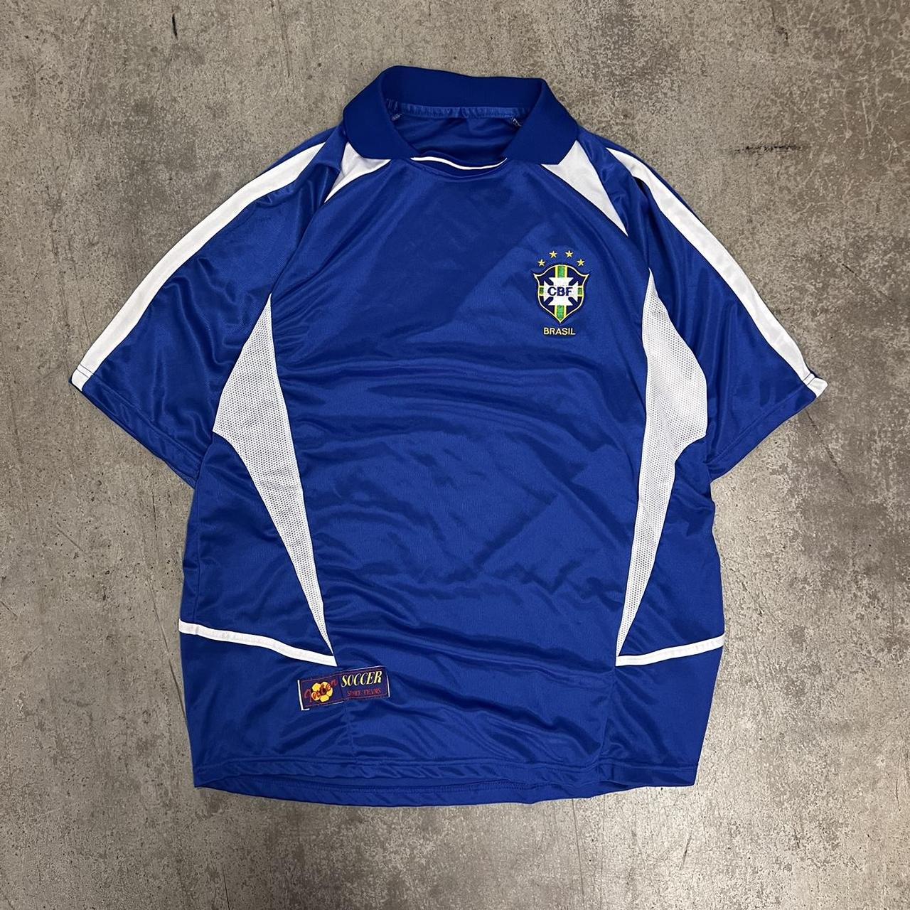 Modern Boot Brazil Collared Soccer Jersey Kit SIZE... - Depop