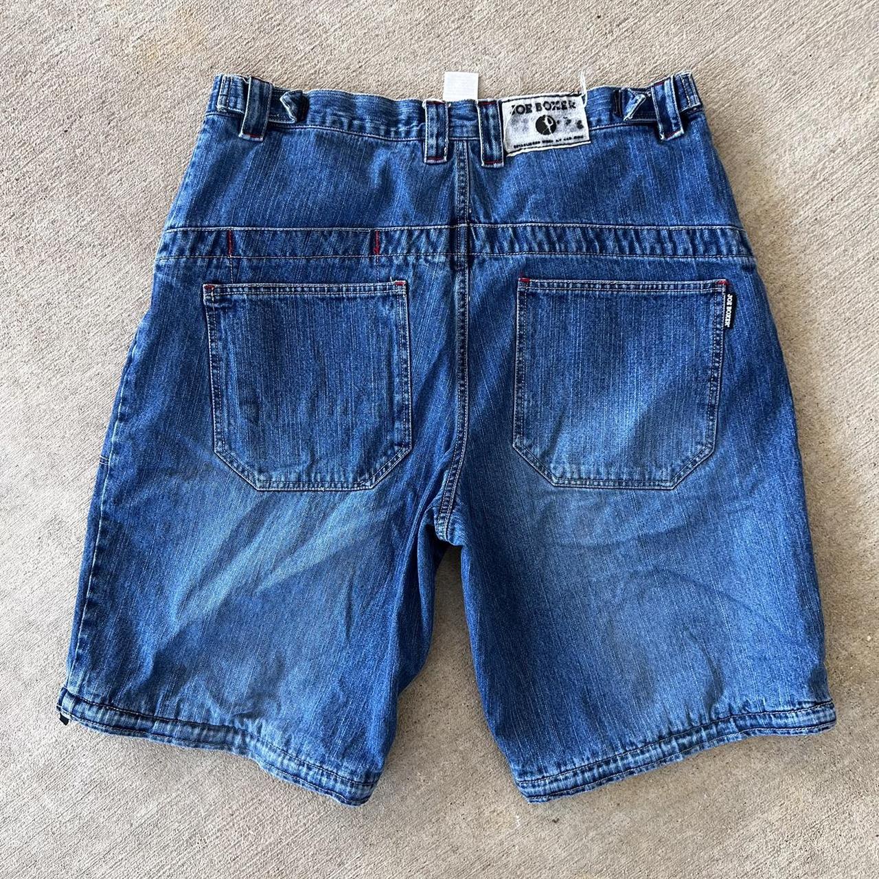 Joe Boxer Y2k Denim Jean Shorts Jorts SIZE... - Depop