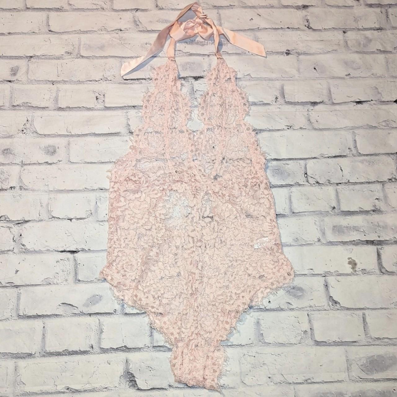 Bluebella Women's Pink Bodysuit | Depop