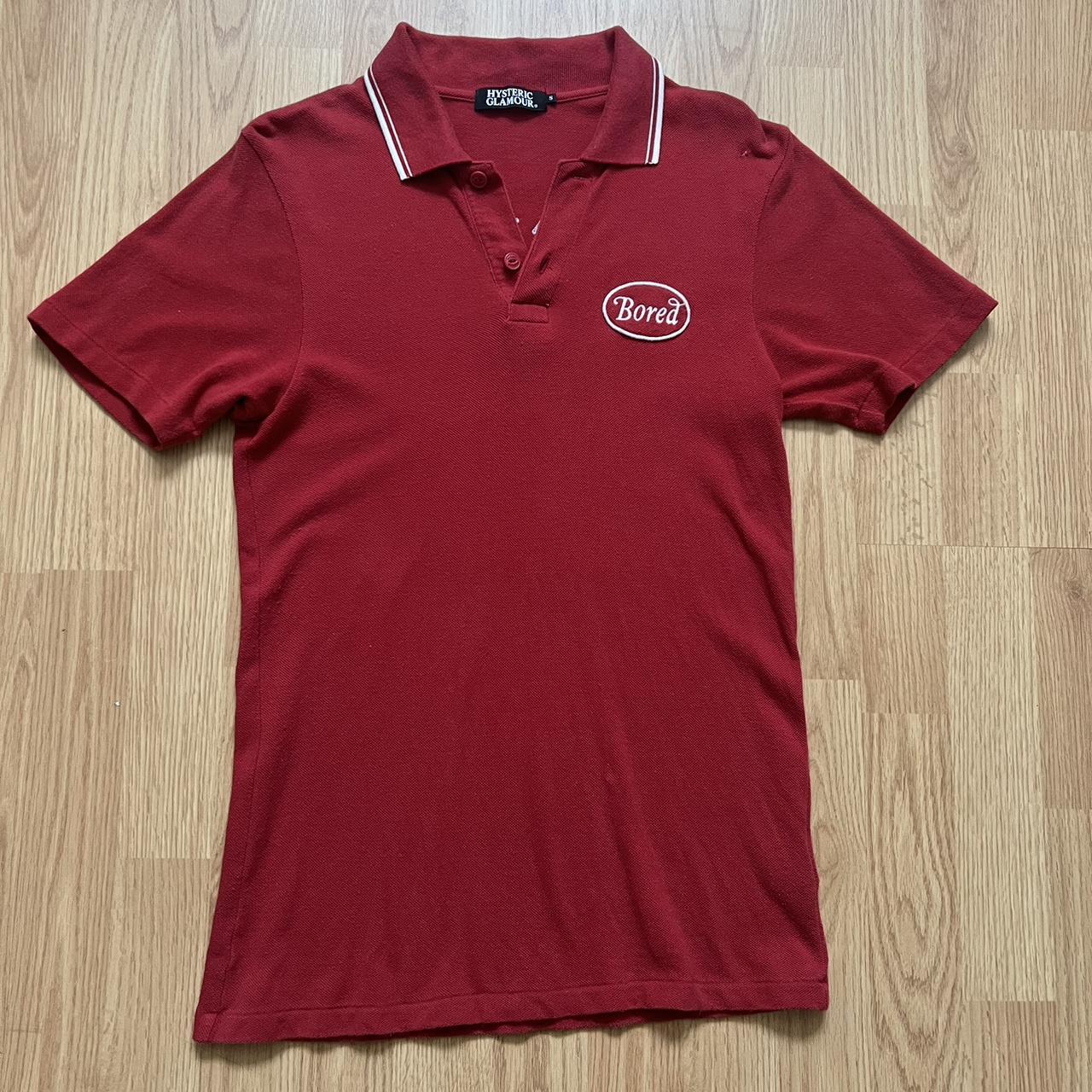 hysteric glamour detroit polo shirt size... - Depop