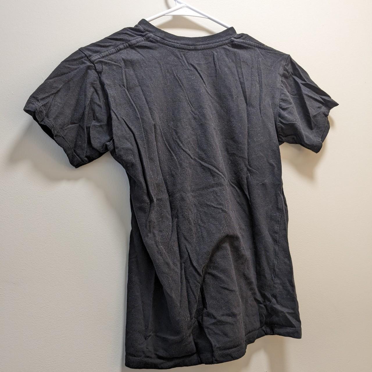 Black Wolf Falling in Reverse Short Sleeve T-shirt... - Depop