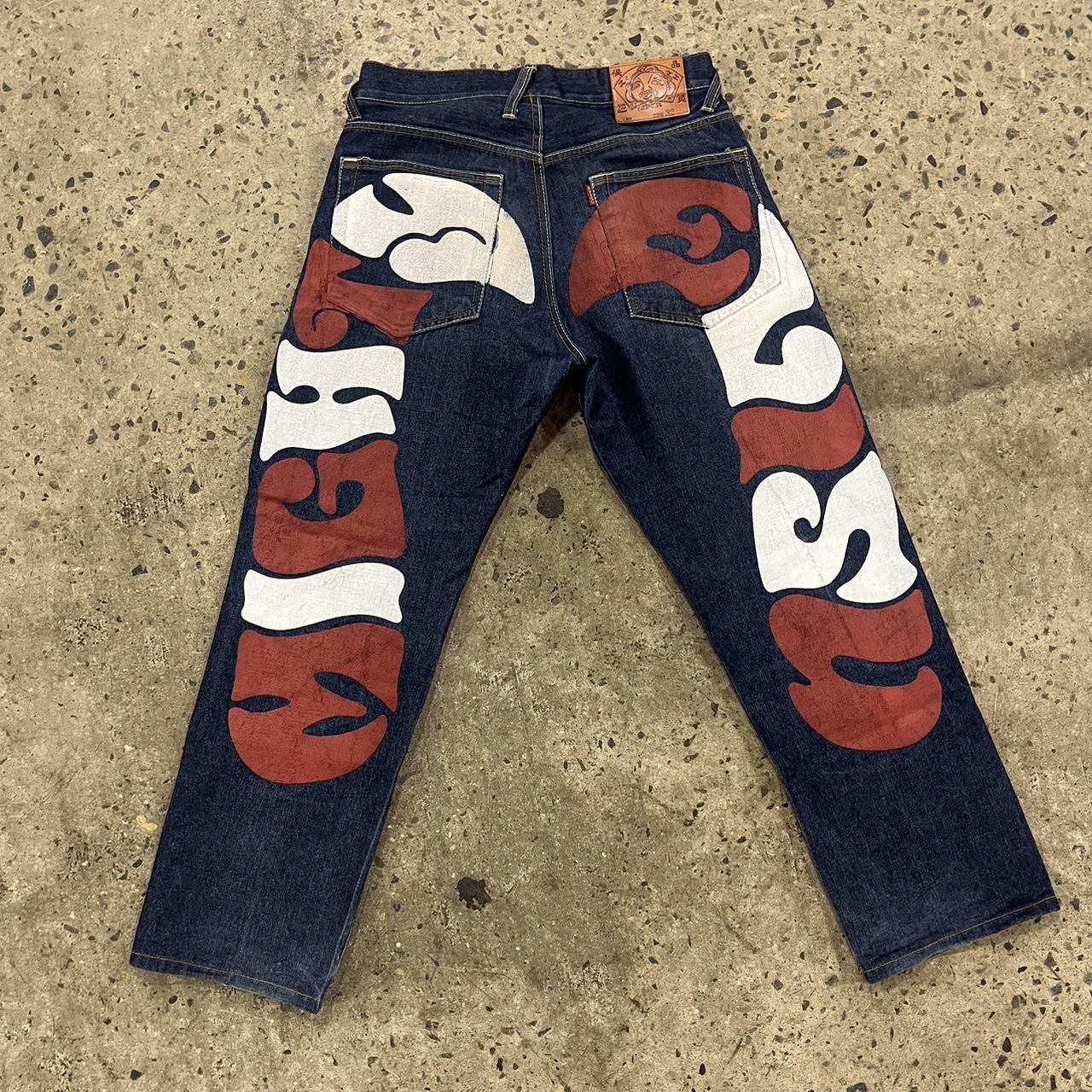 MIGHT EVISU JEANS FOR SALE Size 32x32 #evisu... - Depop