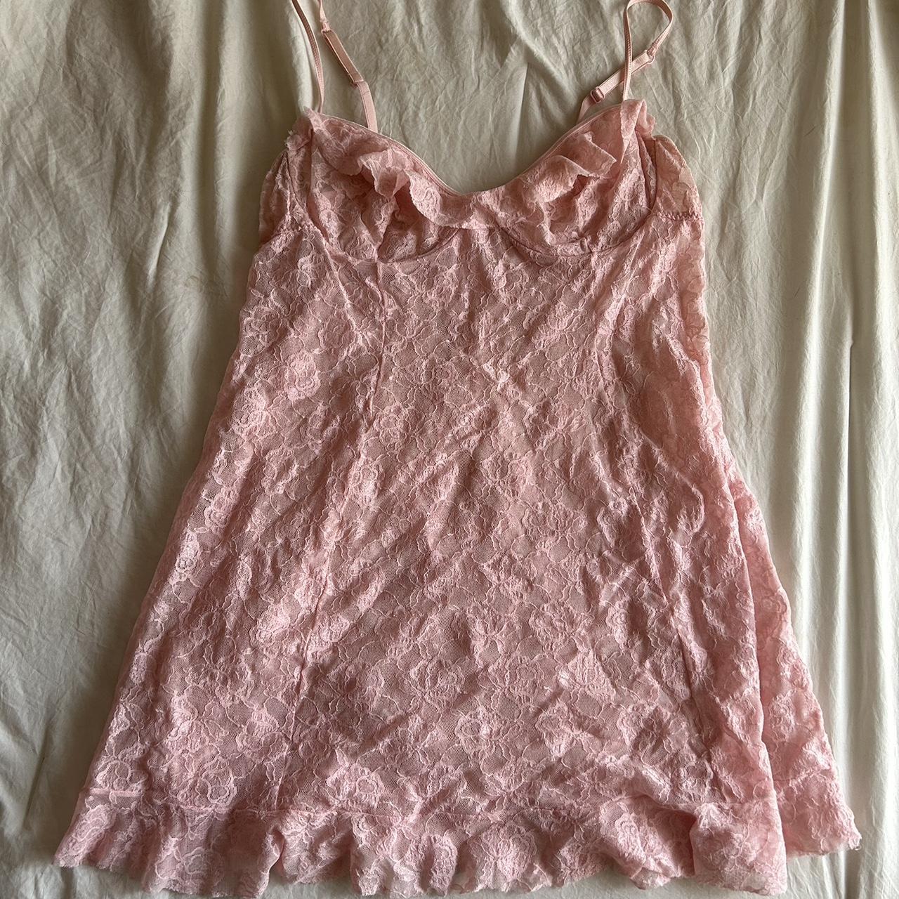 Victoria's Secret Women's Pink Dress | Depop