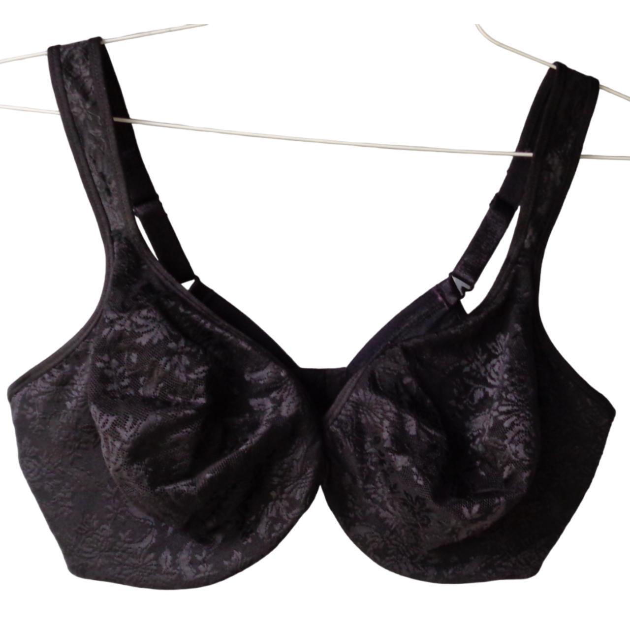 Playtex Secrets Style 4438 Black Lace Overlay UW... - Depop