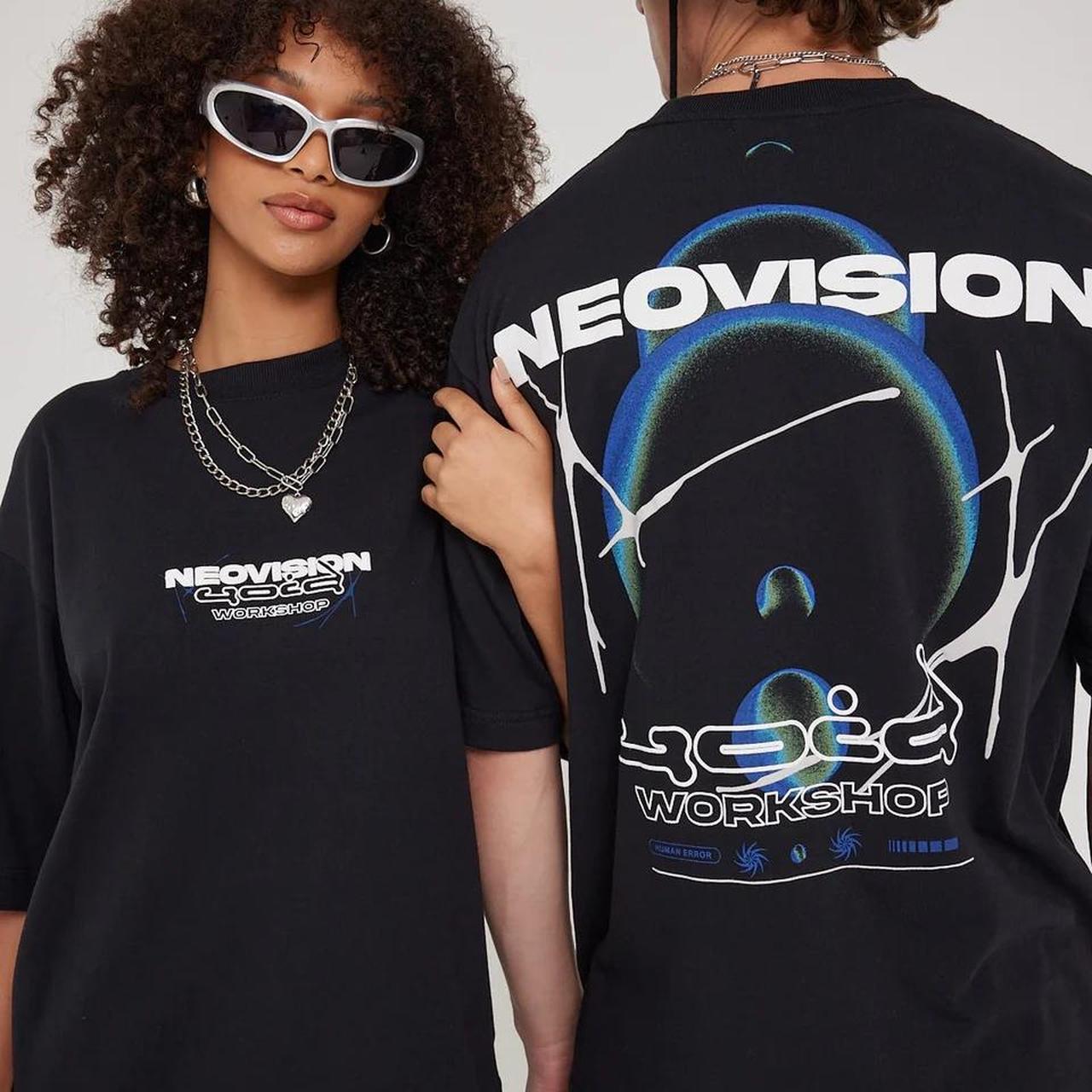 Neovision Oversized Super Heavy Tee... - Depop