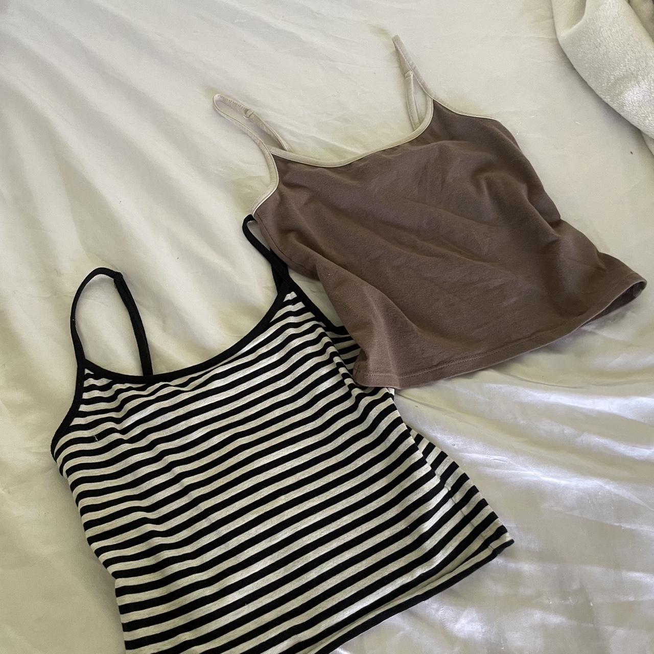 Cute 90’s cami bundle features a brown/beige cami +... - Depop