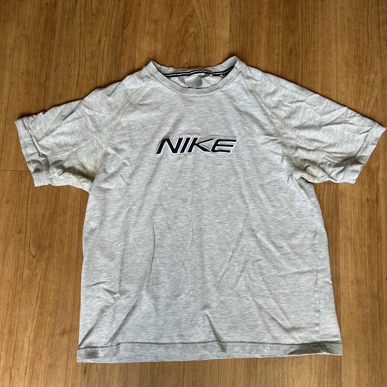 vintage nike heavy tee slight out stains, may be... - Depop