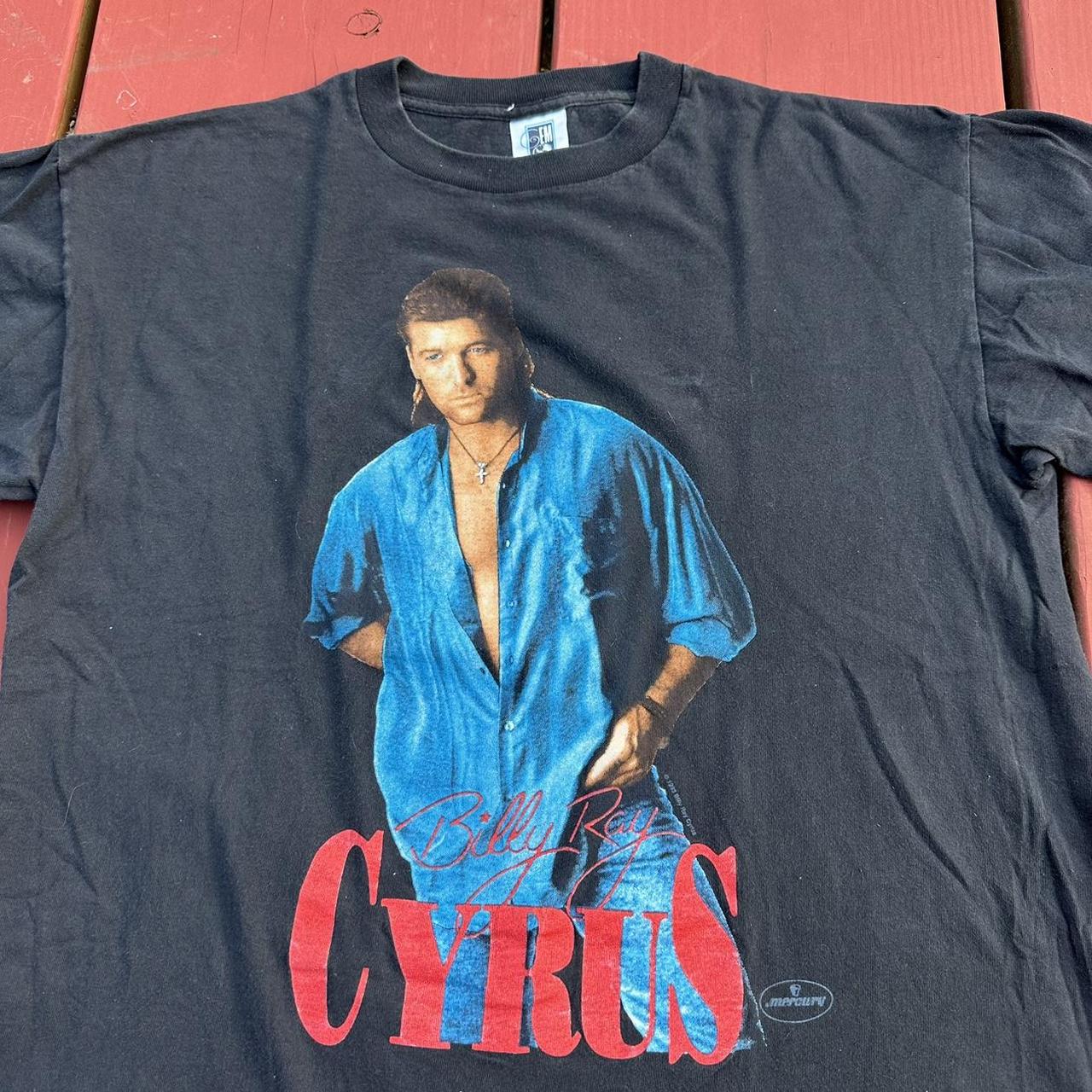 Vintage 98 Billy Ray Cyrus country singer shirt... - Depop