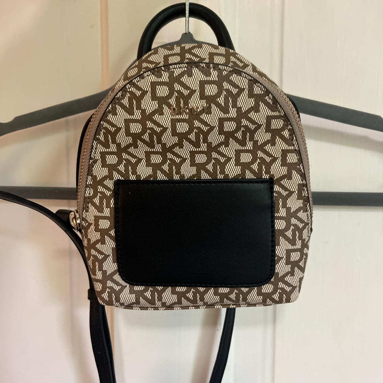 DKNY mini backpack purse with strap - Depop