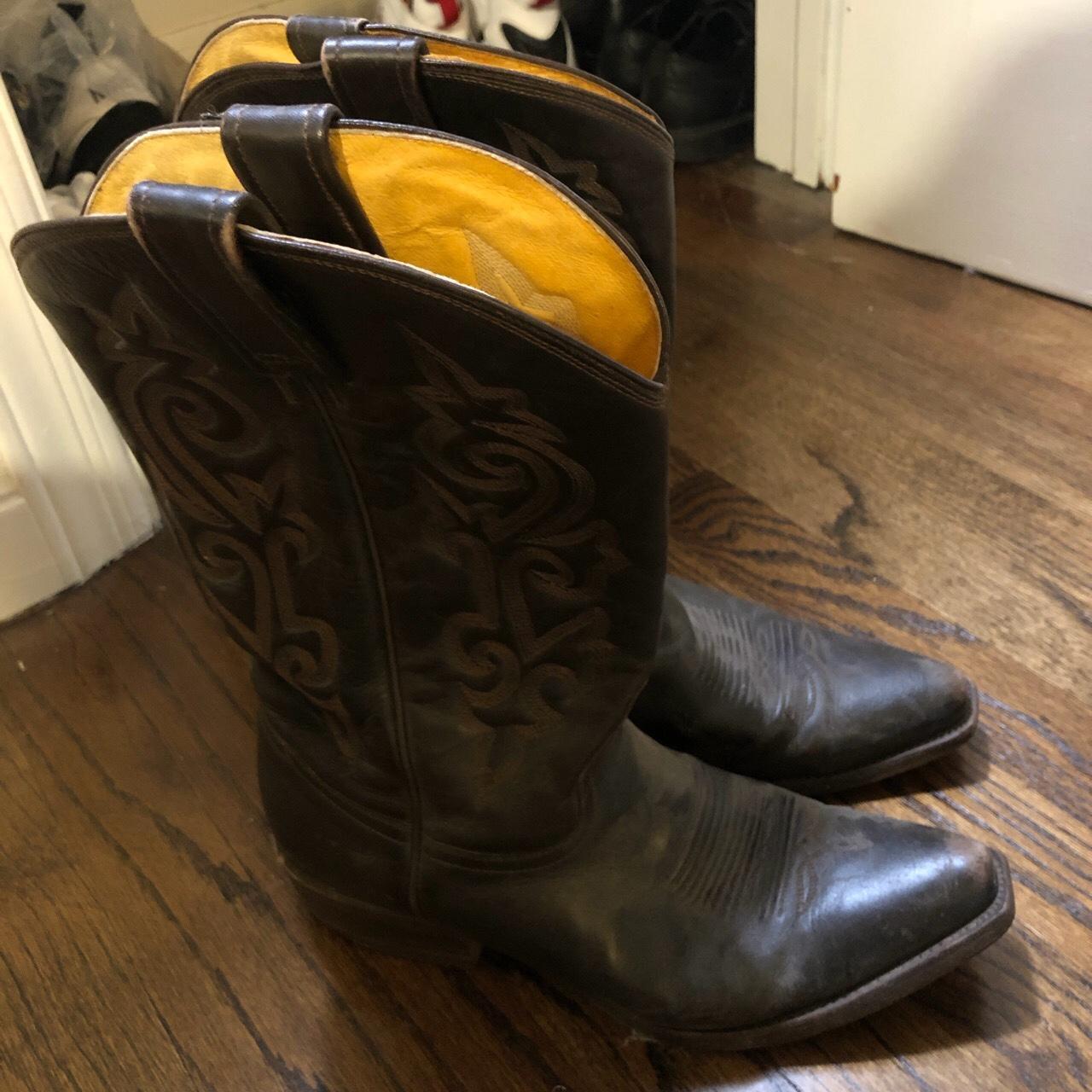 Rudel Cowboy boots Not sure the actual size but... - Depop