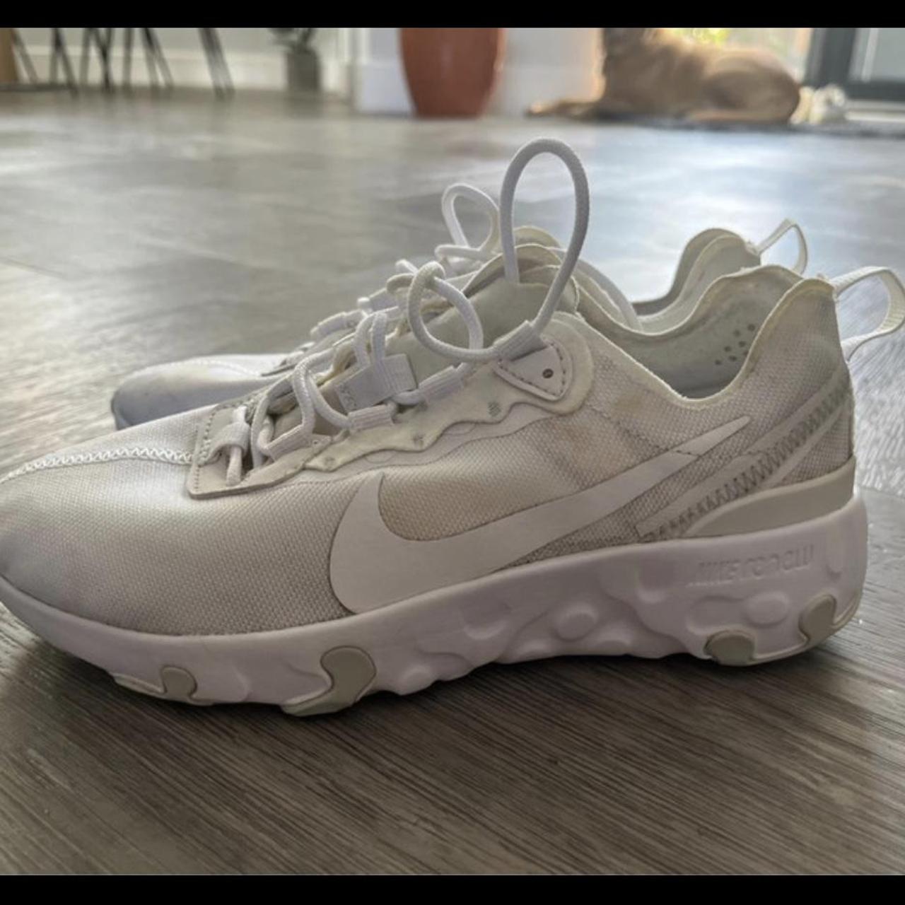 Nike React Size 3 #nike #nikereact #niketrainers... - Depop