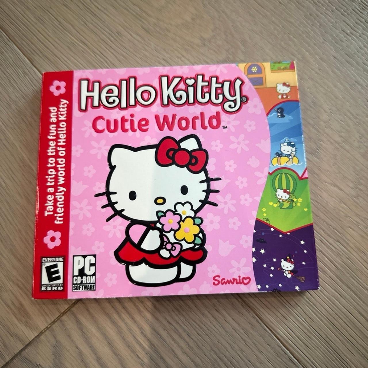 sanrio hello kitty cutie world cd computer game PC - Depop