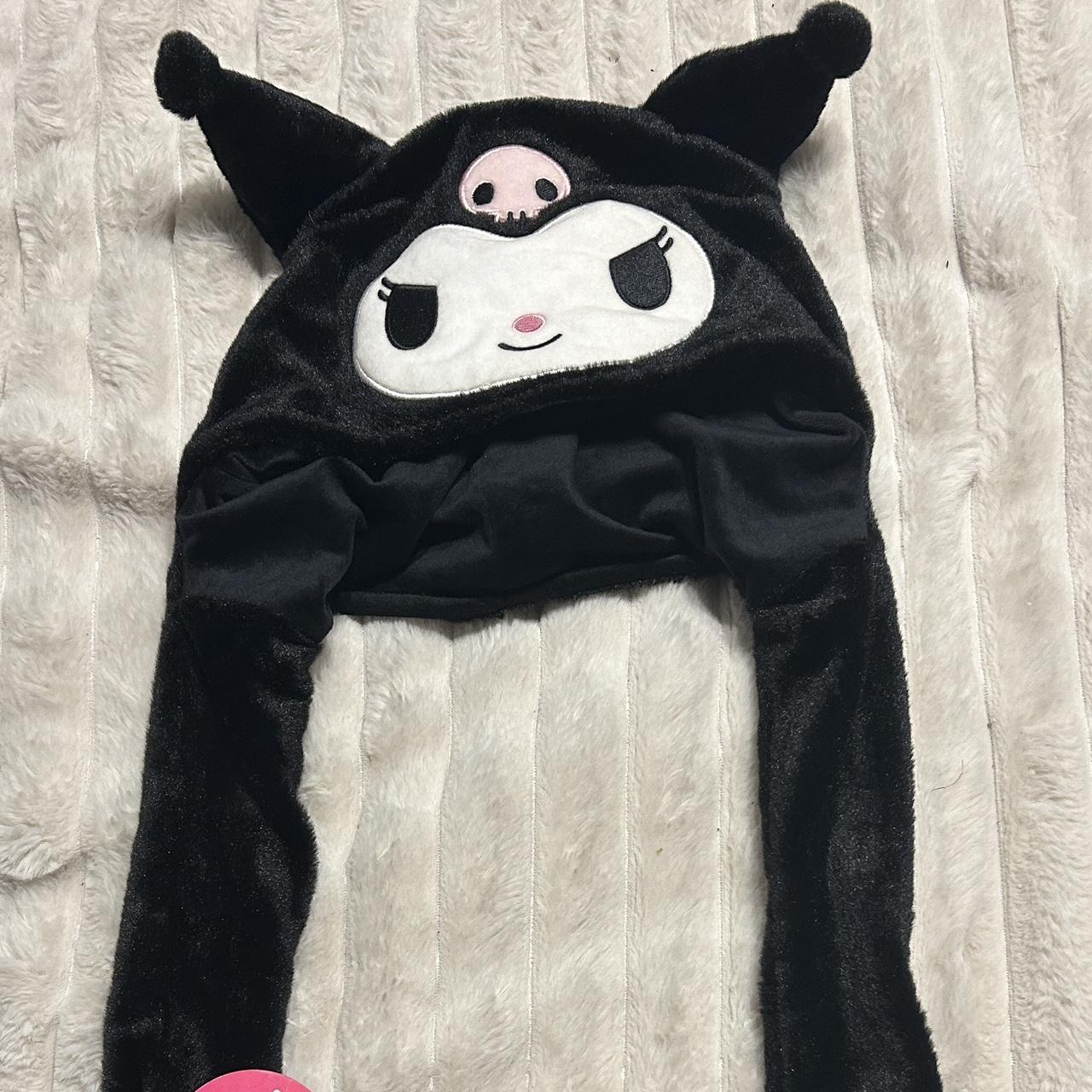 🤍Kuromi fur hat🤍 •used about once •has handles you... - Depop