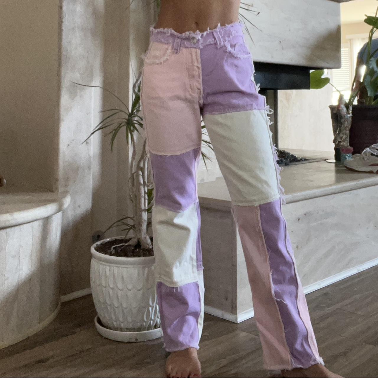 Jaded London Patchwork Denim Jeans - boyfriend fit,... - Depop