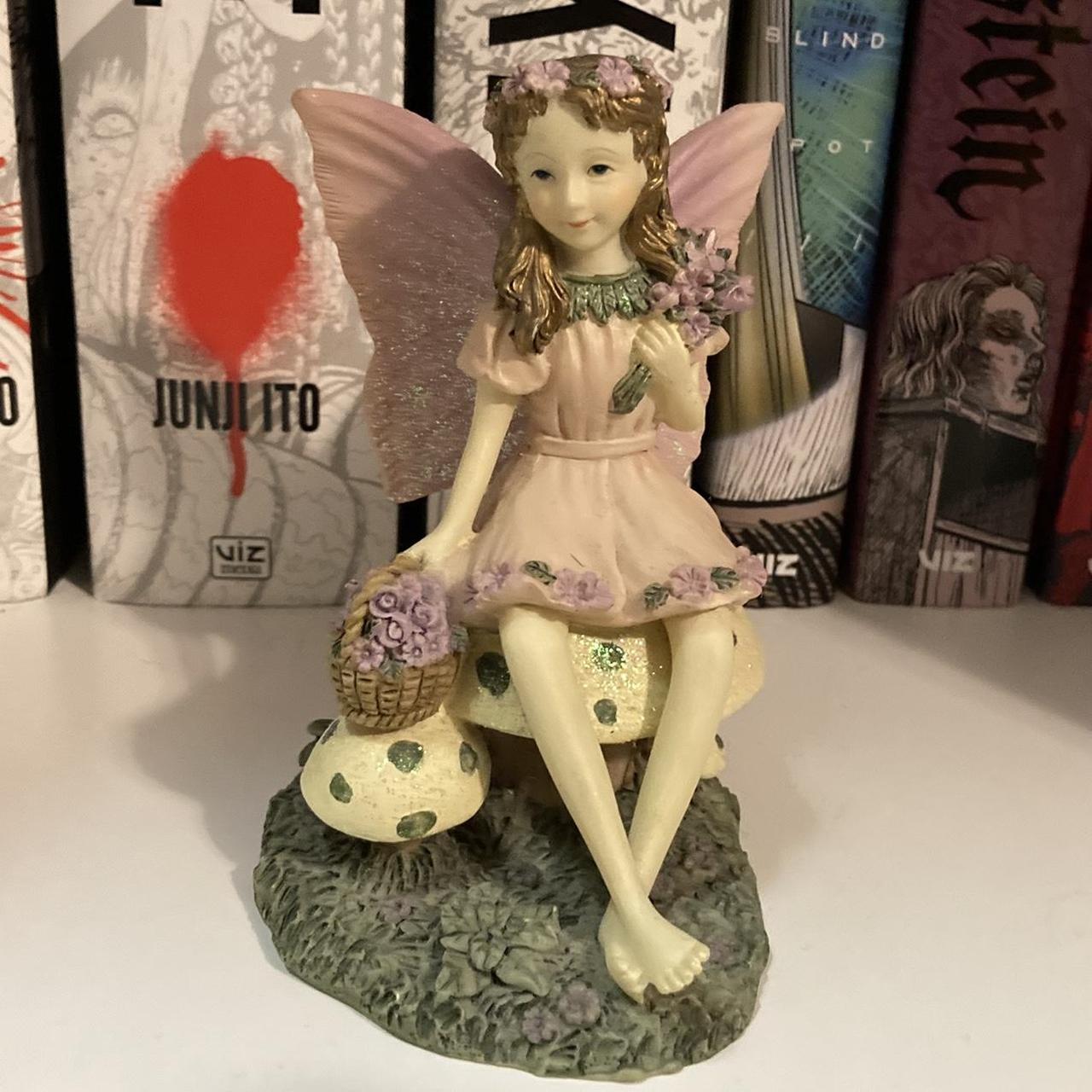 vintage dezine fairy collection figure... - Depop