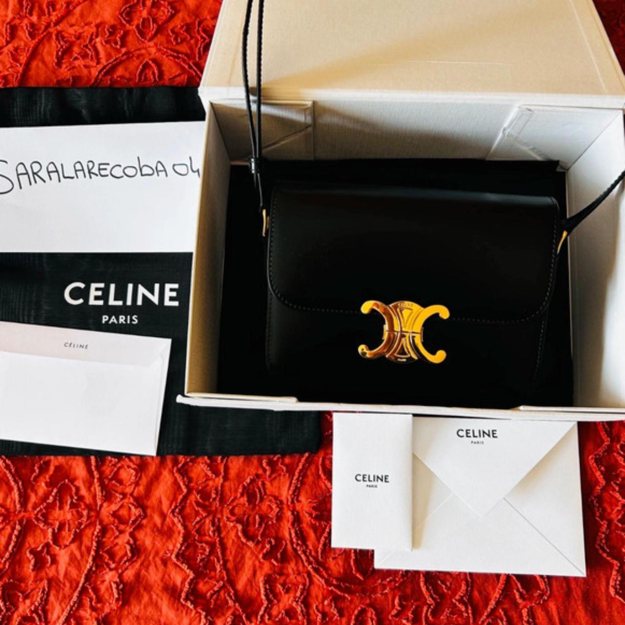 Hallo 🥰 im selling my lovely Celine bag teen schwarz... - Depop