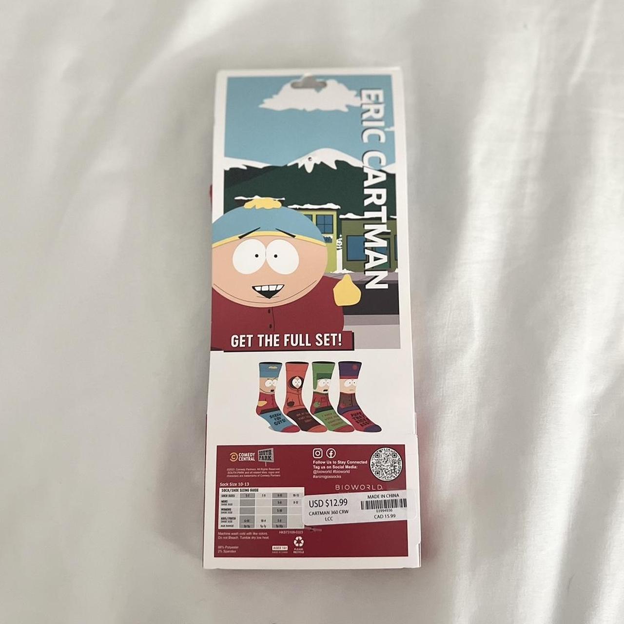 Eric Cartman South Park socks NWT - Depop