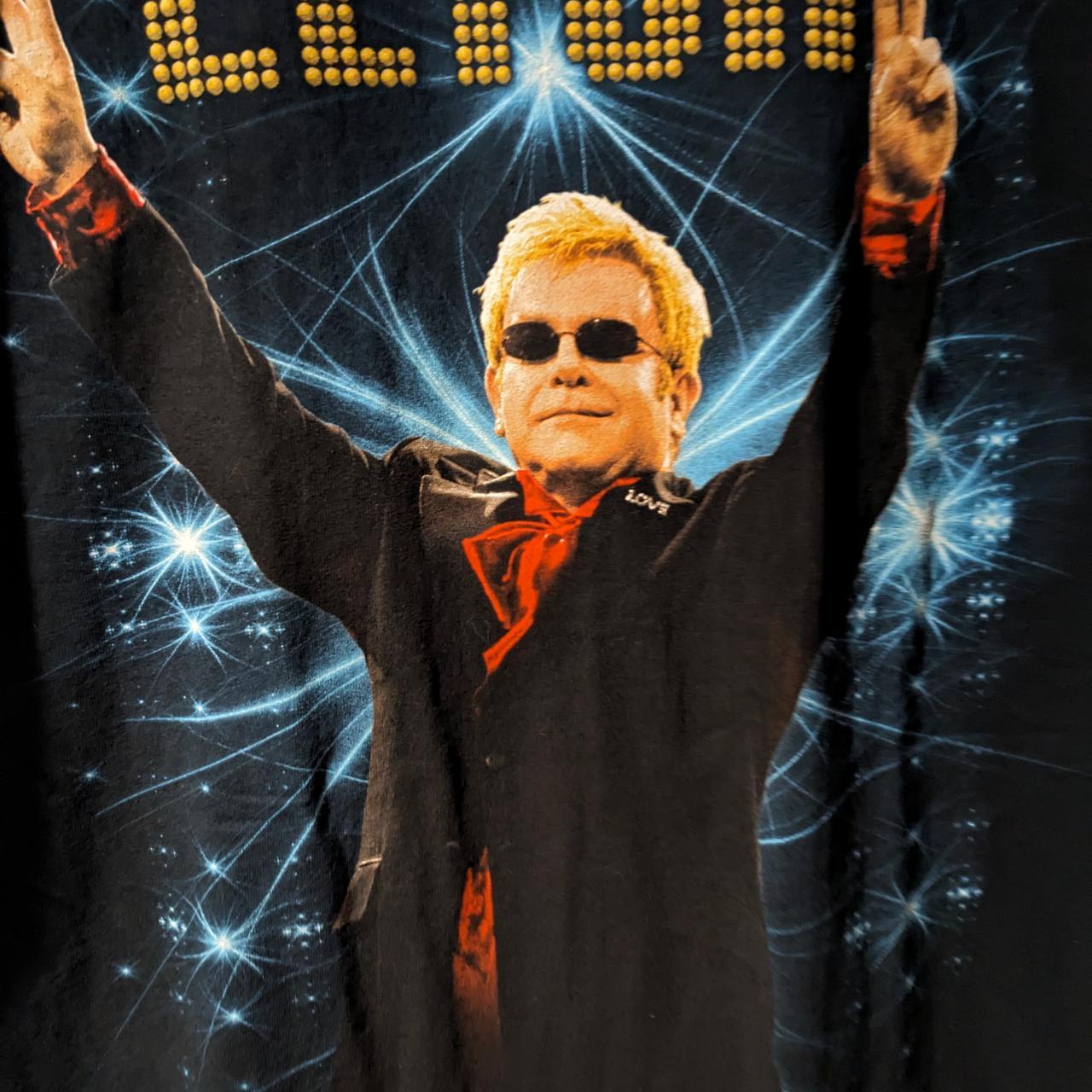 Vintage 2014 Elton John Tour The Beatles Black... | Depop
