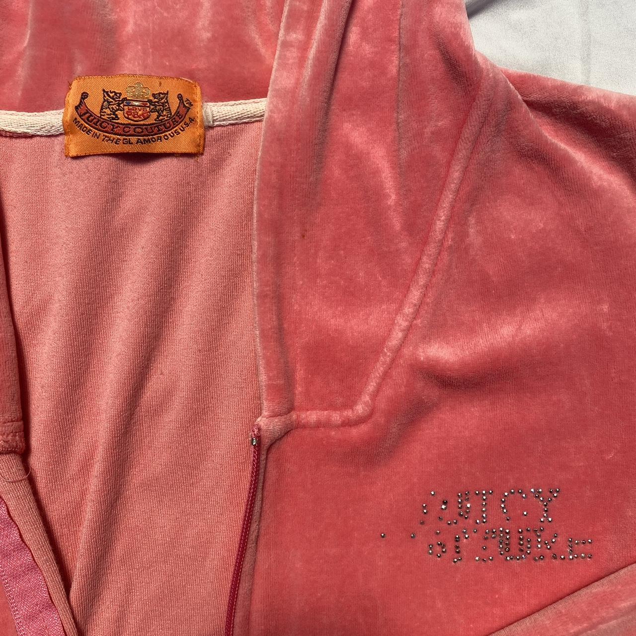 Juicy Couture Pink Velvet Jacket Size S With some... - Depop