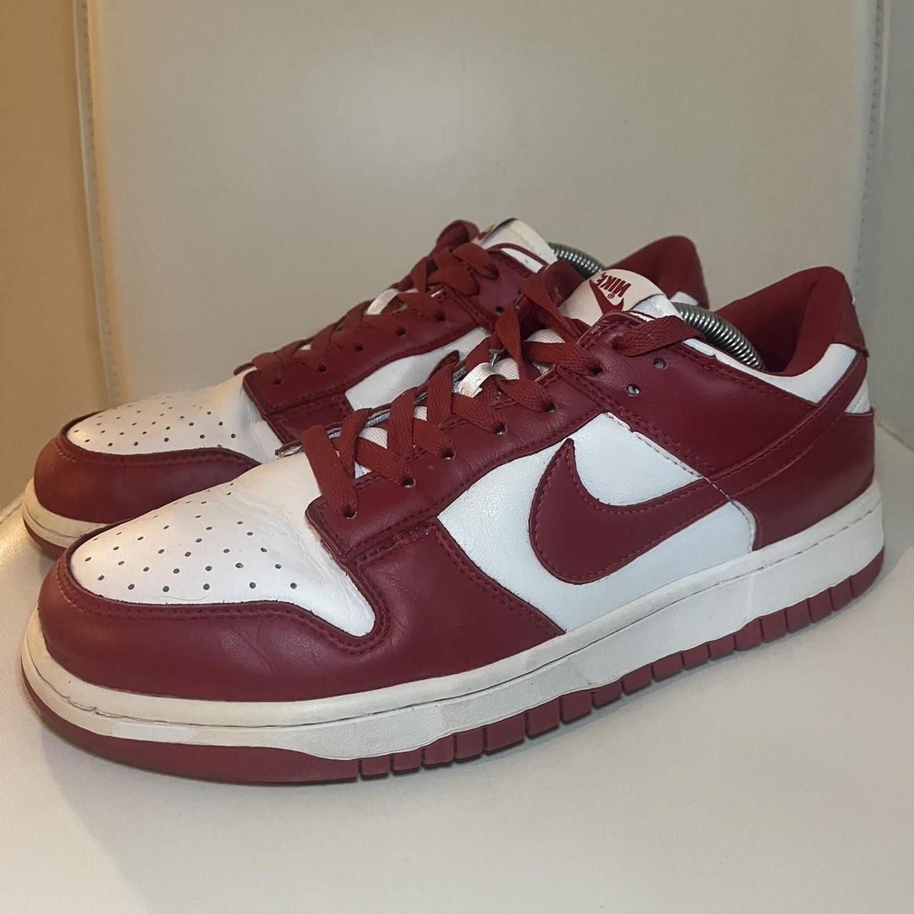 Nike Dunk Low ‘Team Red’ Size US 10 Mens No... - Depop