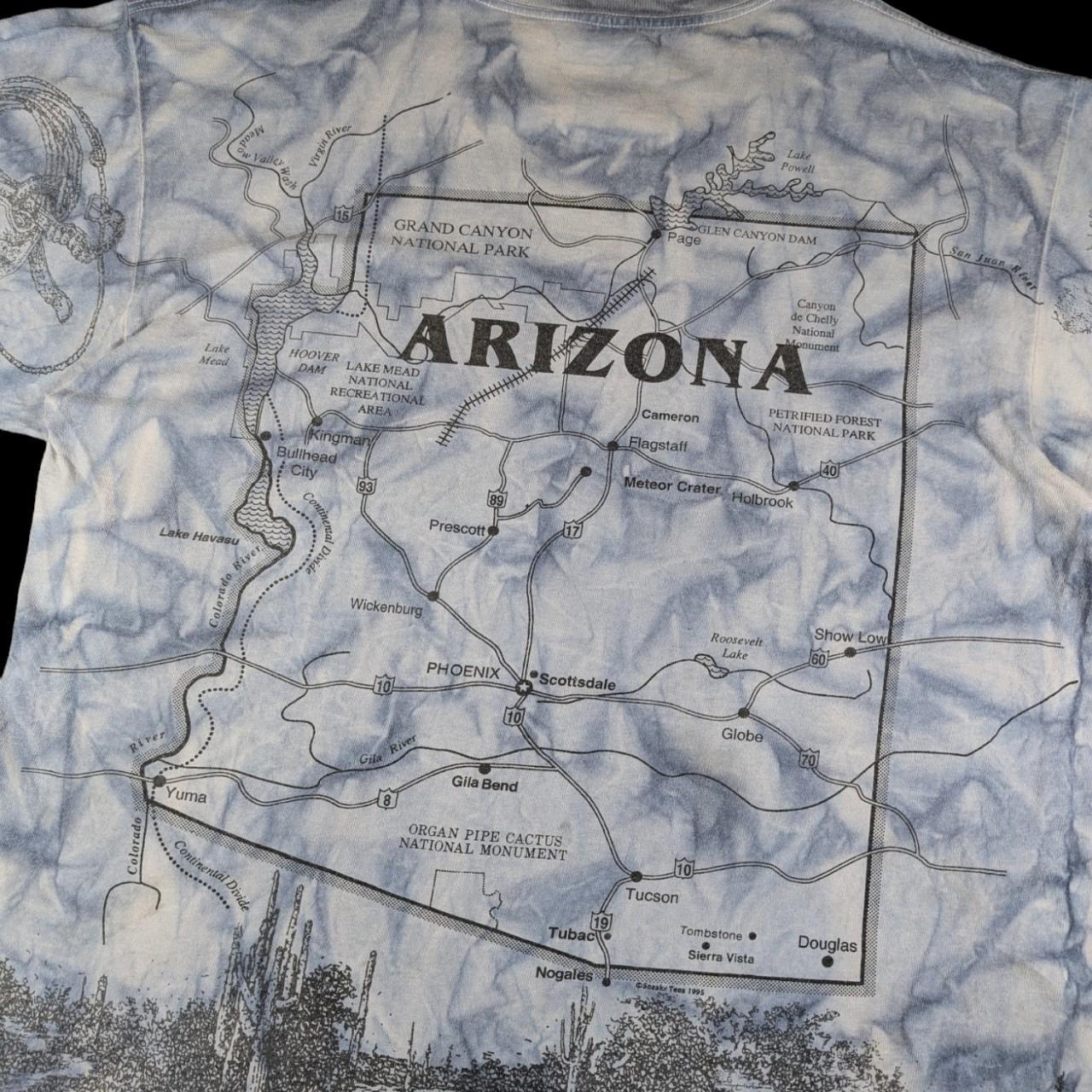 (XL) 1995 Arizona AOP Map... | Depop